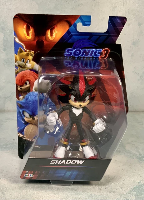 SONIC THE HEDGEHOG 3 Movie Shadow The Hedgehog 13cm Figure 2024 Jakks £ ...