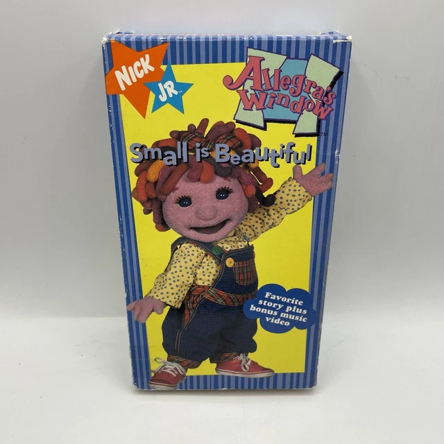 ALLEGRA'S WINDOW SMALL Is Beautiful VHS VIDEO TAPE Nick Jr. Nickelodeon ...