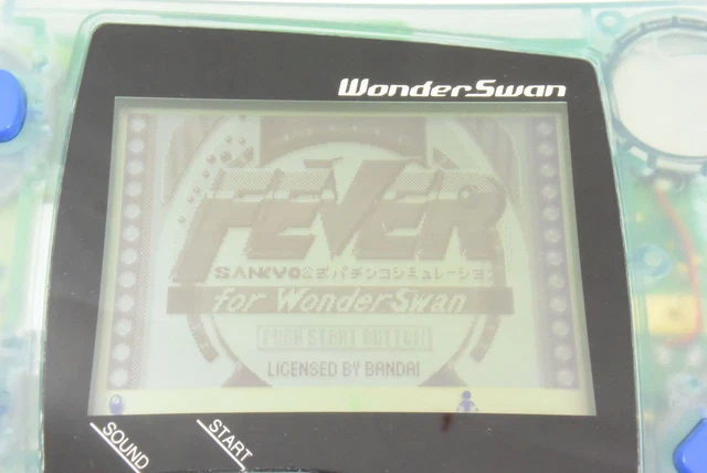 WONDER SWAN DIGIMON ADVENTURE Anode Tamer Console SW-001 BLUE Tested ...