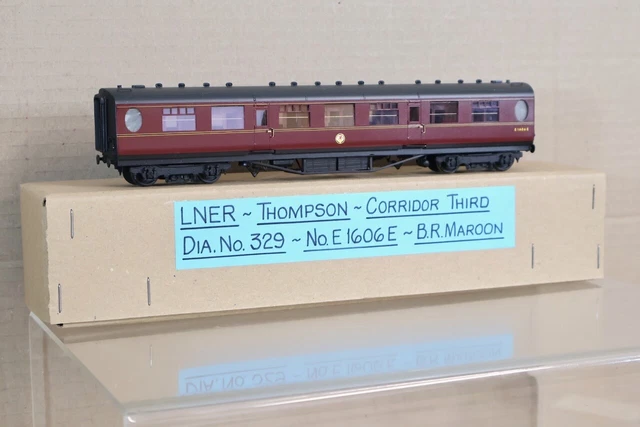 ' COMET' MODÈLES Kit Construit Br Lner Bordeaux Thompson 3rd Classe ...