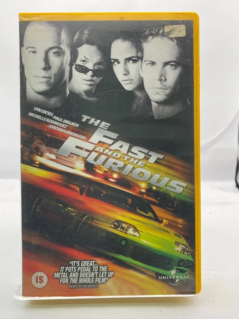 THE FAST AND The Furious On VHS Video Cassette Tape [Big Box Ex-Rental ...