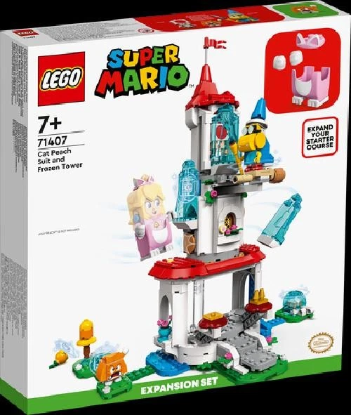 LEGO 71407 SUPER MARIO - Costume di Peach gatto e Torre ghiacciata ...
