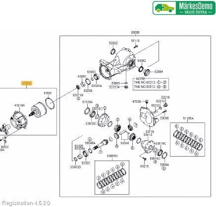 GENUINE REAR AXLE Differential Rear Hyundai Santa Fe Ii (Cm) 2007 £ ...