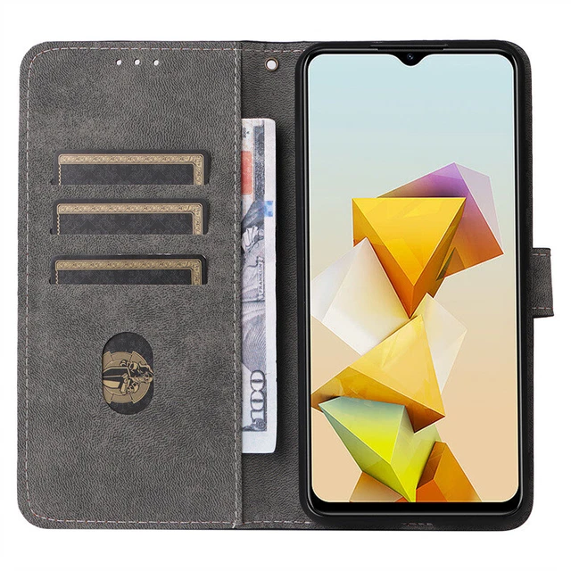 FOR OPTUS X Pro 5G New Matte Leather Wallet Flip Phone Case Cover ...