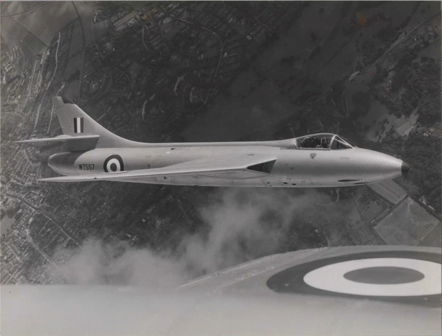 HAWKER HUNTER F1 Large Vintage Original Cyril Peckham Manufacturers ...