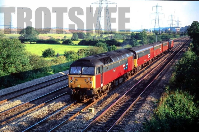 35MM SLIDE BR British Rail Diesel Loco Class 47 47741 1997 Original £4. ...