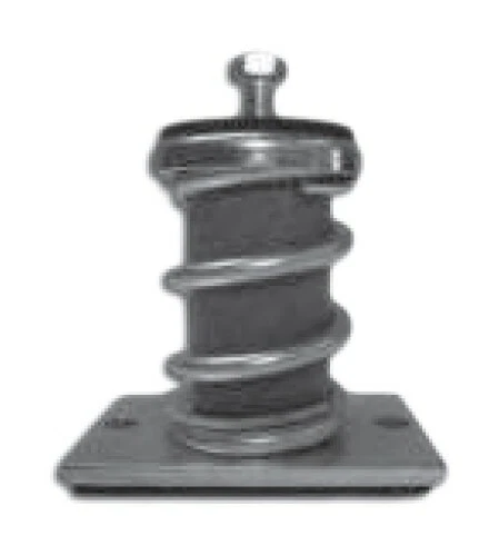 PEDESTAL SPRING MOUNT 100 - 350 Kg Anti Vibration Metal Coil Spring £92 ...