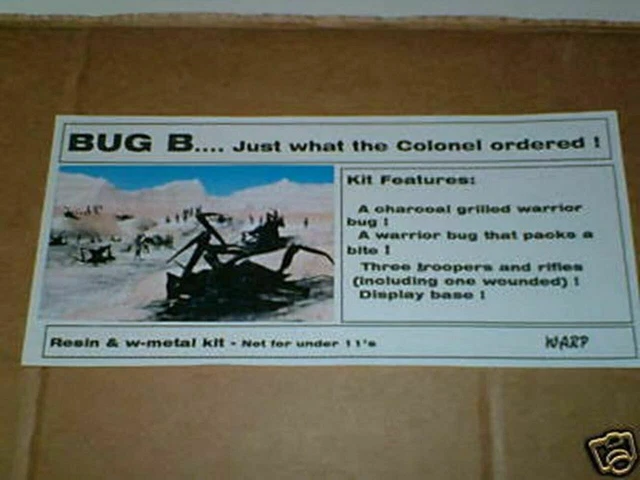 WARP MODELS - 1:35 BUG..! Starship Troopers Diorama B Model Kit £79.95 ...