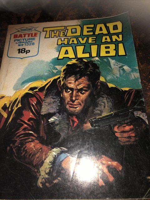 FLEETWAY BATTLE PICTURE Library Comic no 1328 The Dead Have An Alibi £3 ...