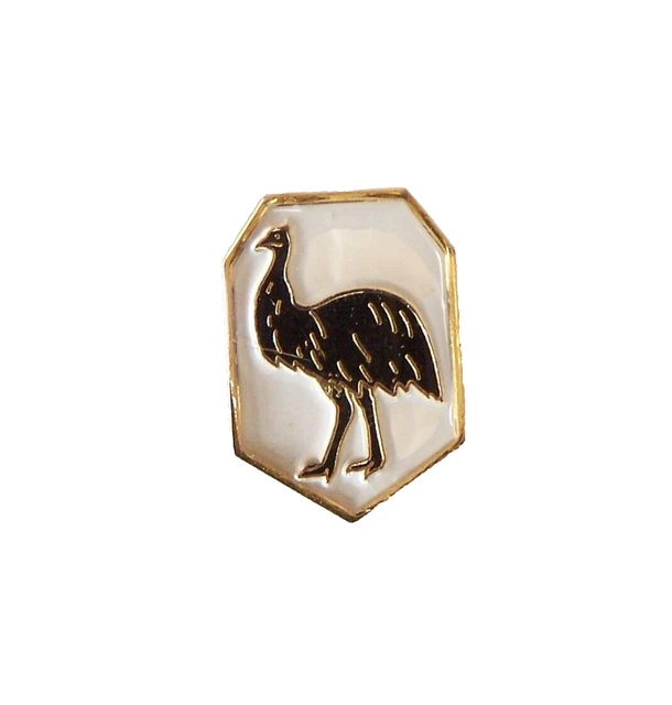 VINTAGE AUSTRALIAN EMU Bird Travel Souvenir Lapel Pin Hat Badge Brooch ...