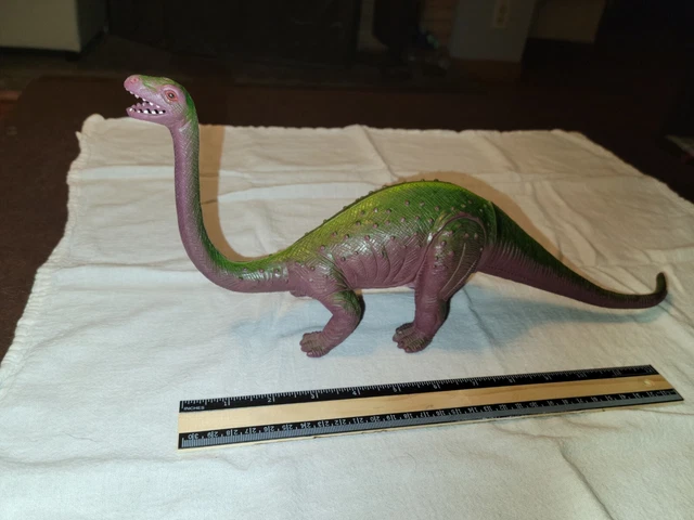 VINTAGE DOR MEI Prehistoric Dinosaur 1980s Brontosaurus Plastic Toy ...