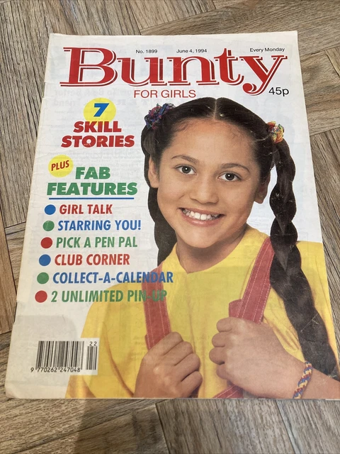 BUNTY FOR GIRLS Magazin Nr. 1899 4. Juni 1994 - 2 unbegrenzt - Vintage EUR 5,81 - PicClick DE