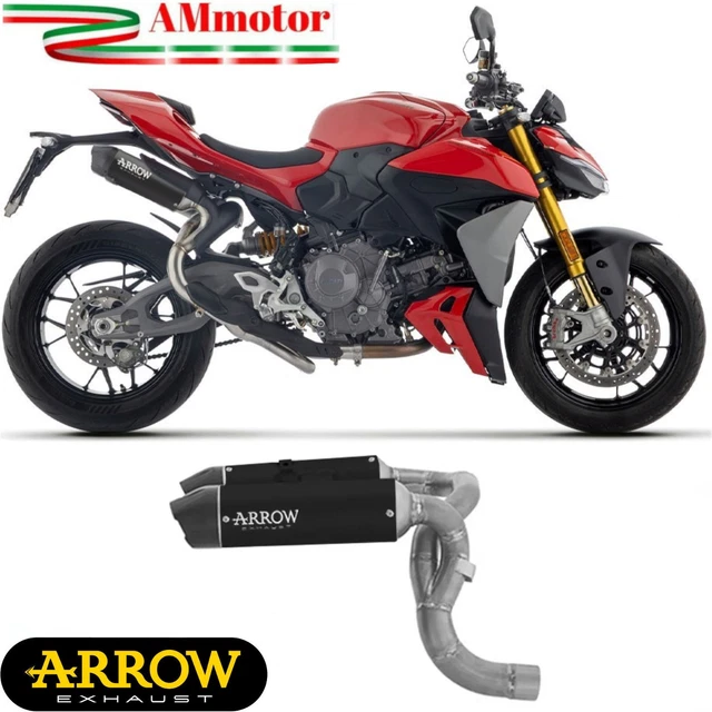 ARROW DUCATI STREETFIGHTER V2S 2026 Terminali Di Scarico Nero Racing ...