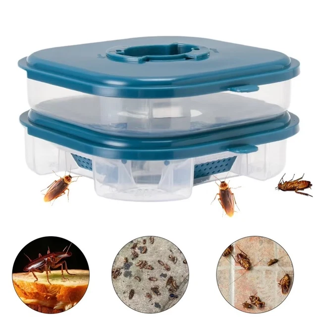 KITCHEN COCKROACH KILLER Traps Cockroach Trap Box Insect Catcher Bugs ...