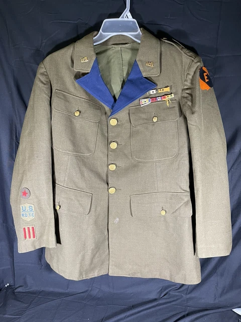 WW2 ERA US Army ROTC Class A Style Dress Jacket Sz 40L £96.08 - PicClick UK