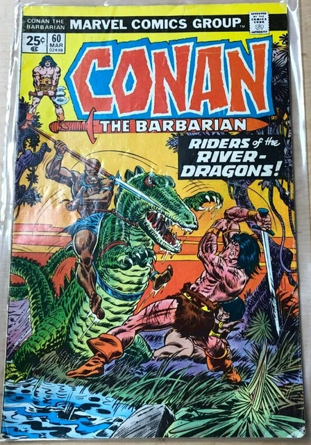 MARVEL COMICS CONAN The Barbarian Vol. 1 Issue 60 Riders of the River ...