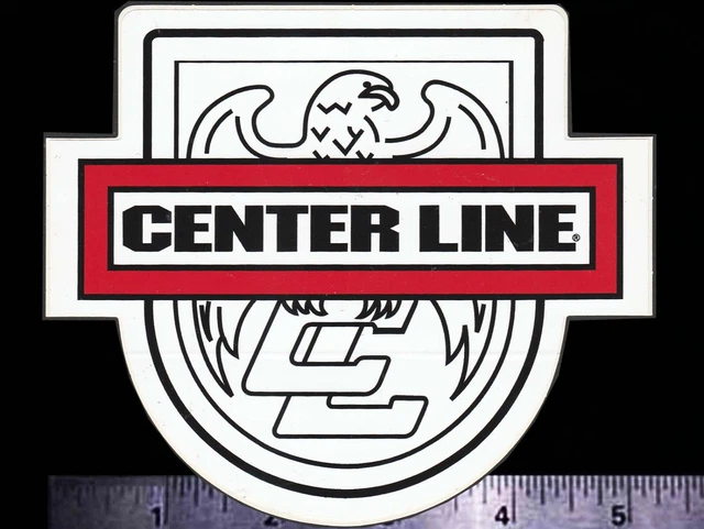 CENTER LINE WHEELS Eagle - Original Vintage Racing Decal/Sticker - 5.25 ...
