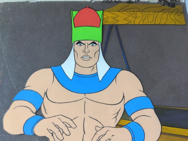 HE-MAN ANIMATION CEL vintage PP MOTU cartoon production art Background ...