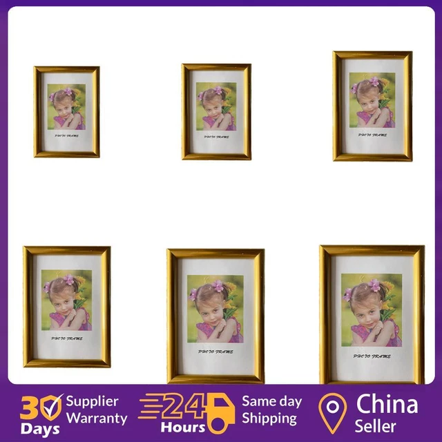 ART FRAMES MODERN Poster Frame Gold Border Rectangular for Wall ...