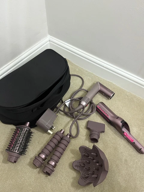 SHARK FLEXFUSION STRAIGHT 5-in-1 Air & Ceramic Styler Cosmic Blush £231 ...