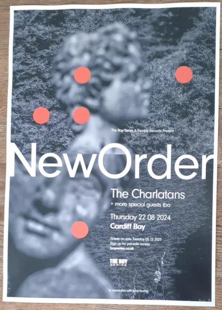 New Order Live Band Music Show 2024 Promotional Tour Concert Gig