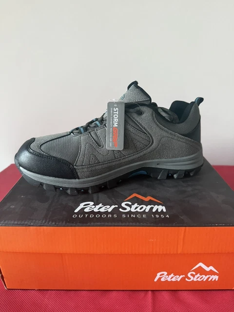 PETER STORM MEN'S Howden Hiking Shoe Size 11 Grey/Blue New £52.69 ...