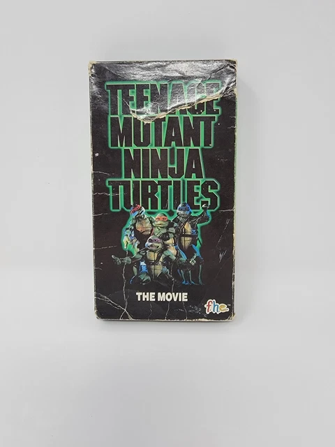 TEENAGE MUTANT NINJA Turtles The Movie VHS Original f.h.e TMNT 1990 ...