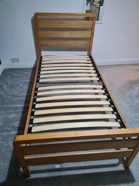 WOODEN LOW RISE single bed frame £15.00 - PicClick UK