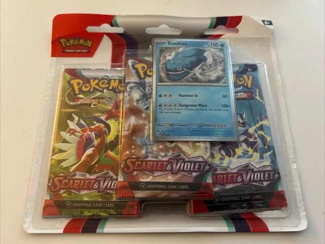 POKÉMON TCG SCARLET And Violet Triple Blister Pack Brand New Sealed £9.49 - PicClick UK