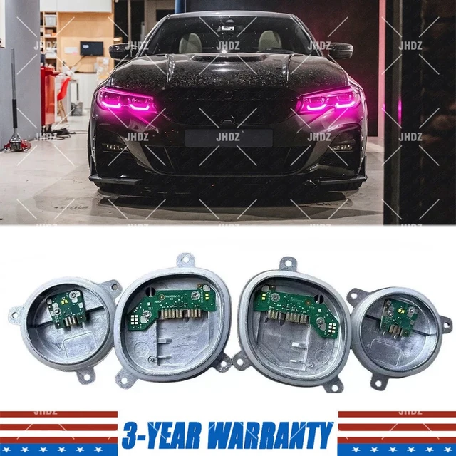 FOR BMW G20 G21 330eX 330iX M340iX 2019-2022 Pink Angel Eye DRL LED ...