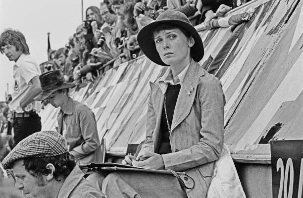 MARIELLA VON REININGHAUS during the 1973 British Grand Prix UK OLD ...