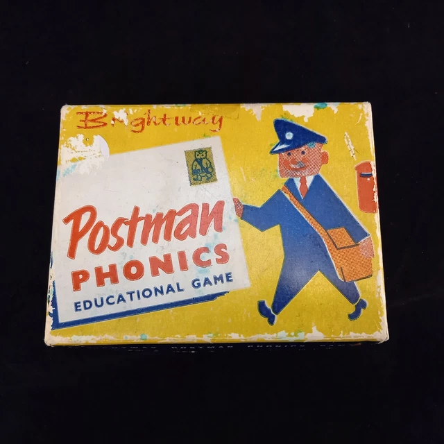 VINTAGE POSTMAN PHONICS educational Game FREE P&P £9.80 - PicClick UK
