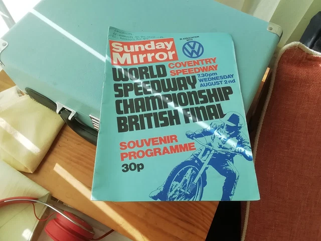 SPEEDWAY PROGRAMME 1978 Coventry World Championship British Final £0.50 ...