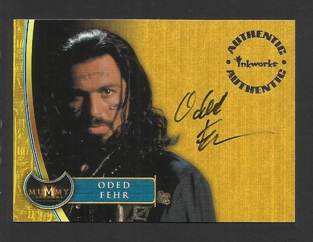 INKWORKS 2001 ODED Fehr The Mummy Returns Autogaph And Costume Cards ...