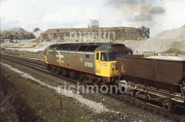 BRITISH RAIL CLASS 47 47363 35mm Positive RN379 £2.99 - PicClick UK
