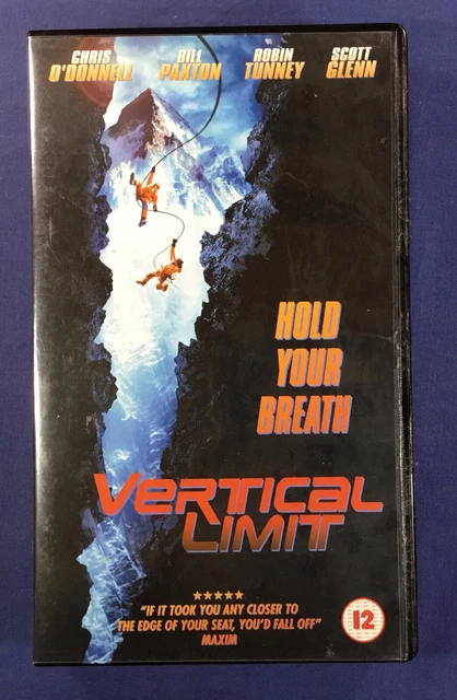 VERTICAL LIMIT, VHS Video, 2002, Chris O'Donnell - 12 Cert Movie £3.00 ...