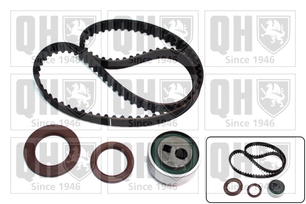 TIMING BELT KIT fits PEUGEOT 205 Mk2 1.0 87 to 98 TU9 Set QH Quality ...