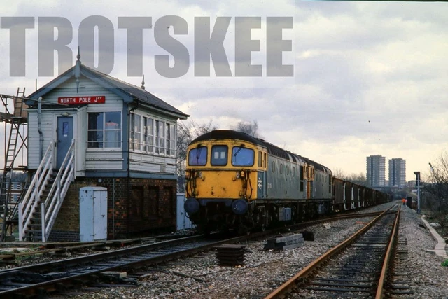 35MM SLIDE BR British Railways Diesel loco 33106/118 Class 33 1990 ...