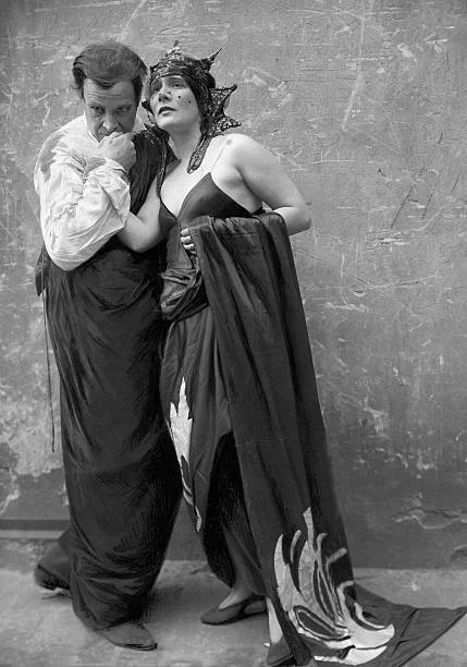 VALETTI ROSA ACTRESS Germany with actor Hans Wassmann in the pl- 1921 ...