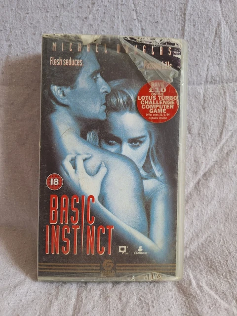 BASIC INSTINCT (VHS/SUR, 1992) Michael Douglas £5.40 - PicClick UK