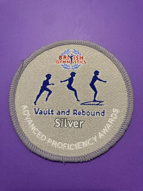 BRITISH GYMNASTICS BADGE Advanced Proficiency Award Silver Vault £2.50 - PicClick UK