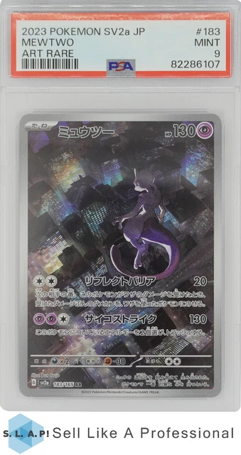 2023 POKEMON JAPANESE SV2a-POKEMON 151 183 MEWTWO ART RARE PSA 9 EUR 16,50 - PicClick DE