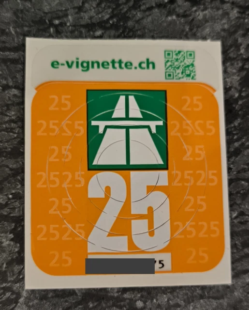 AUTOBAHN VIGNETTE SCHWEIZ 2025, Gültig Bis 31.01.2026 EUR 19,49 ...