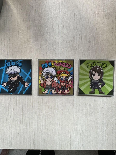SATORU GOJO HEAD Rococo Jujutsu Kaisen Wafer 3 Piece Set from☁Eapan ...
