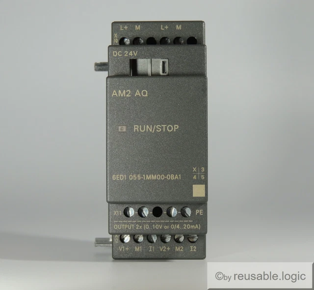 SIEMENS LOGO! AM2 AQ, 6ED1 055-1MM00-0BA1, Gebraucht und Geprüft EUR 79 ...