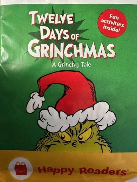 MCDONALD’S HAPPY READERS - Twelve Days Of Grinchmas £1.99 - PicClick UK