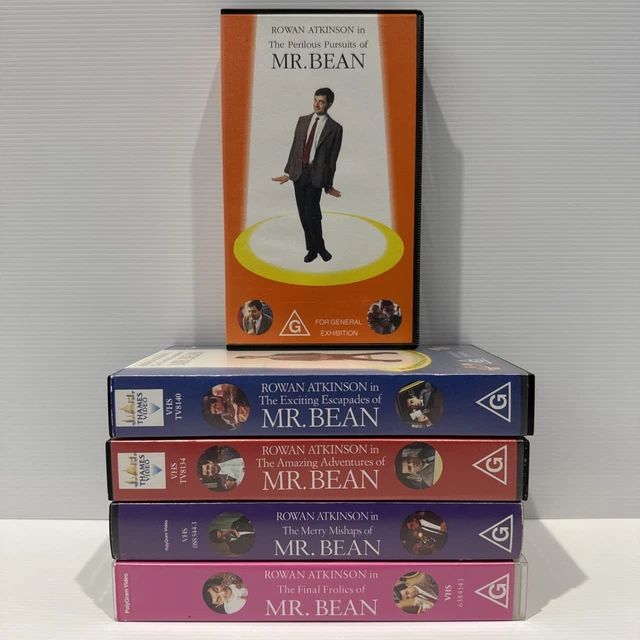 MR BEAN ROWAN Atkinson 5 Set VHS Tape TV Show Series Collection Comedy ...