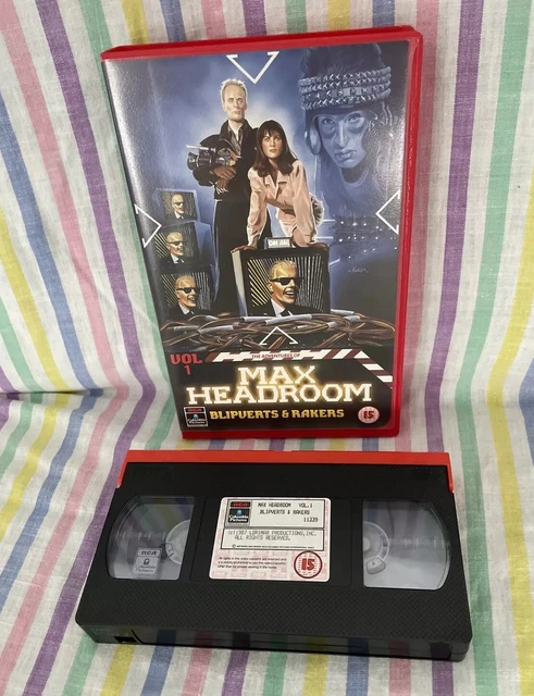 VHS VIDEO TV Vintage The Adventures of Max Headroom Volume 1 Blipverts ...