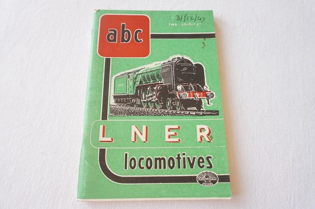 1948 THE ABC of LNER Locomotives Railway Book Ian Allan No Underlinings ...