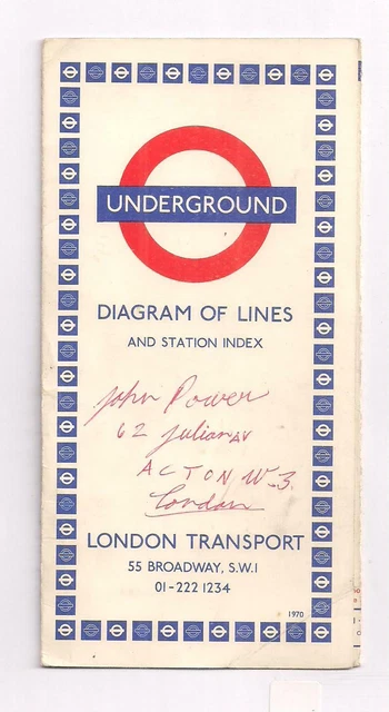 LONDON RAILWAYS UNDERGROUND Tube Map 1974 & Using The Tube April 98 ...